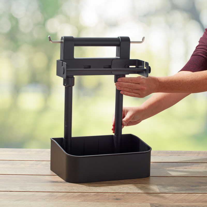 Collapsible BBQ Caddy - Mr. Bar-B-Q